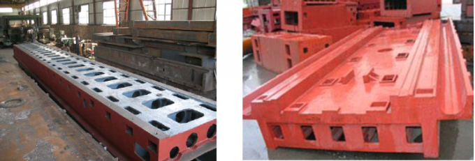 High Density Heavy Casting Grades Cast Iron Milling Machine Tool Bed ...