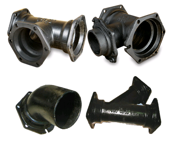 Mechanical Joint Pipe Fittings AWWA C153 Ductile Iron MJ Fittings Reducers