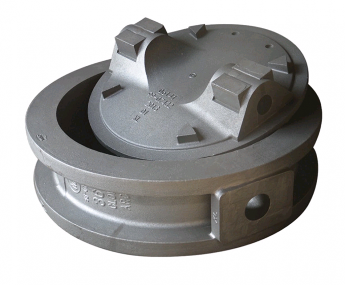 Flanged Butterfly Valve Body Casting Double Sand Casting Iron QT450-10