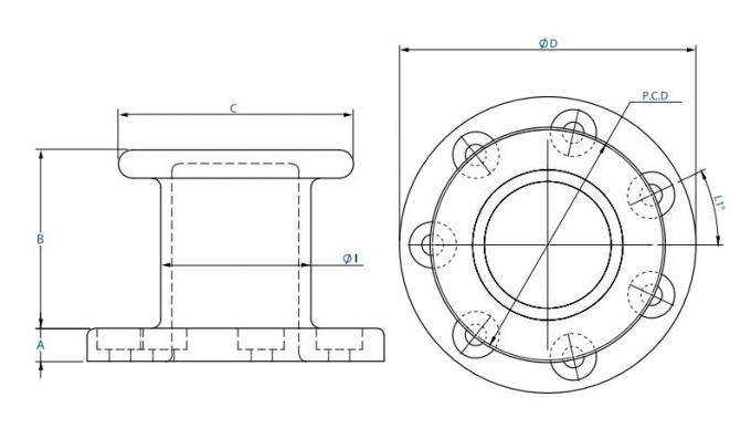 Ship Mooring Ductile Cast Iron Bollards Single Bitt Deck Bollard Legacy ...