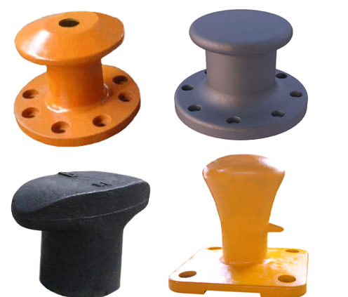 Ship Mooring Ductile Cast Iron Bollards Single Bitt Deck Bollard Legacy ...
