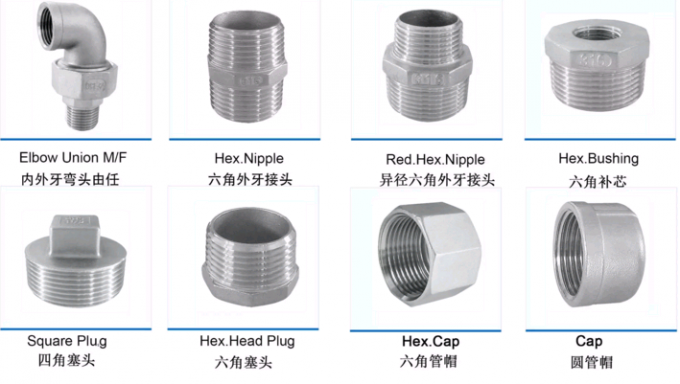 Class 150 Lb Stainless Steel Casting 304 / 316 BSPT NPT Banded Socket ...