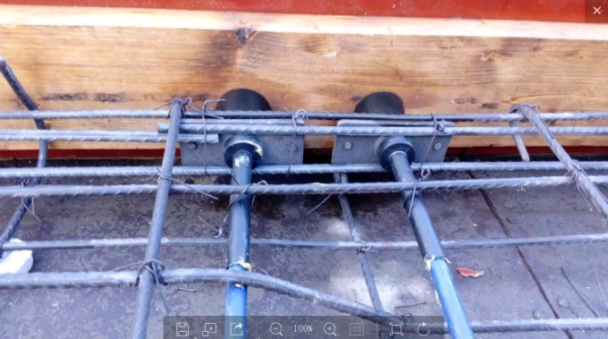 Cast Iron Post Tension Accessories / Unbonded Monostrand Post Tension ...