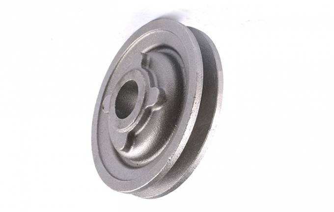 Sandblasting Belt Pulley Grey Cast Iron Casting Flywheel Customized Color