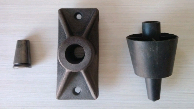 Cast Iron 12.7mm Post Tension Wedges Monostrand Anchorage For Unbonded ...