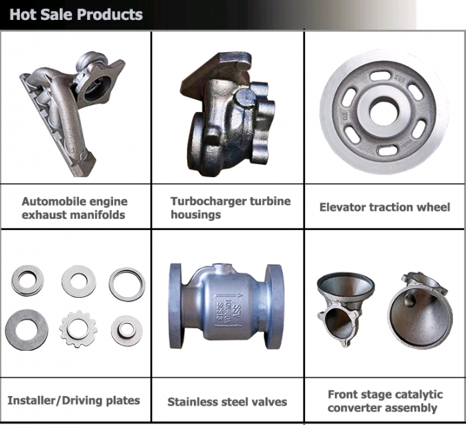 Sand Casting Manifold Auto Parts / Cast Iron Auto Parts High Precision