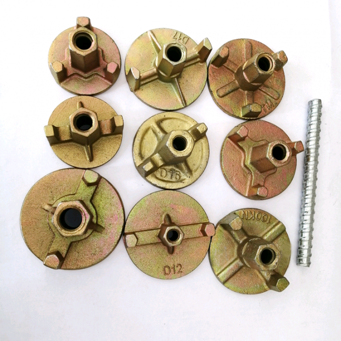 Fix Formwork Tie Rod Scaffolding Accessories Concrete Wing Nuts Square ...