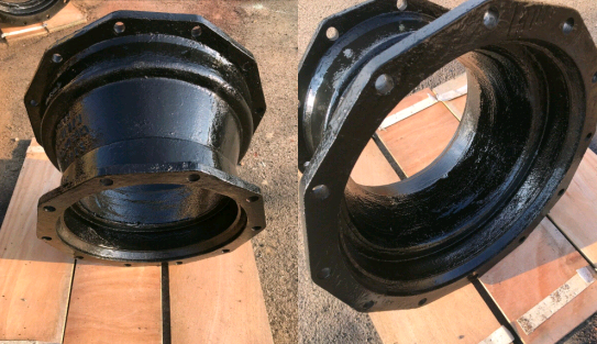 Black Color Mechanical Joint Reducer C153 Star Pipe 190 Lbs Weight ISO9001