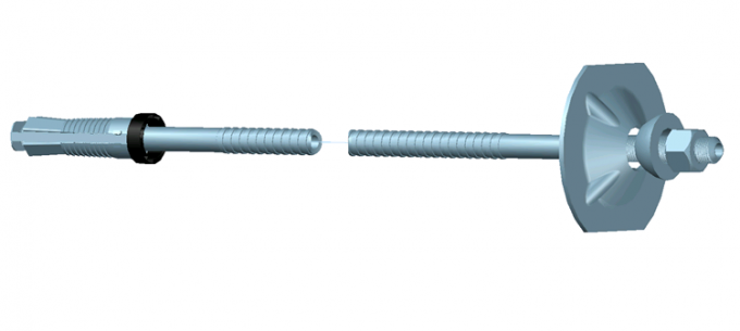 Hollow Grouting Anchor Bolt with Expansion Shell Mechanical Roof Bolt