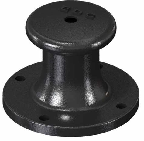 Ship Mooring Ductile Cast Iron Bollards Single Bitt Deck Bollard Legacy ...